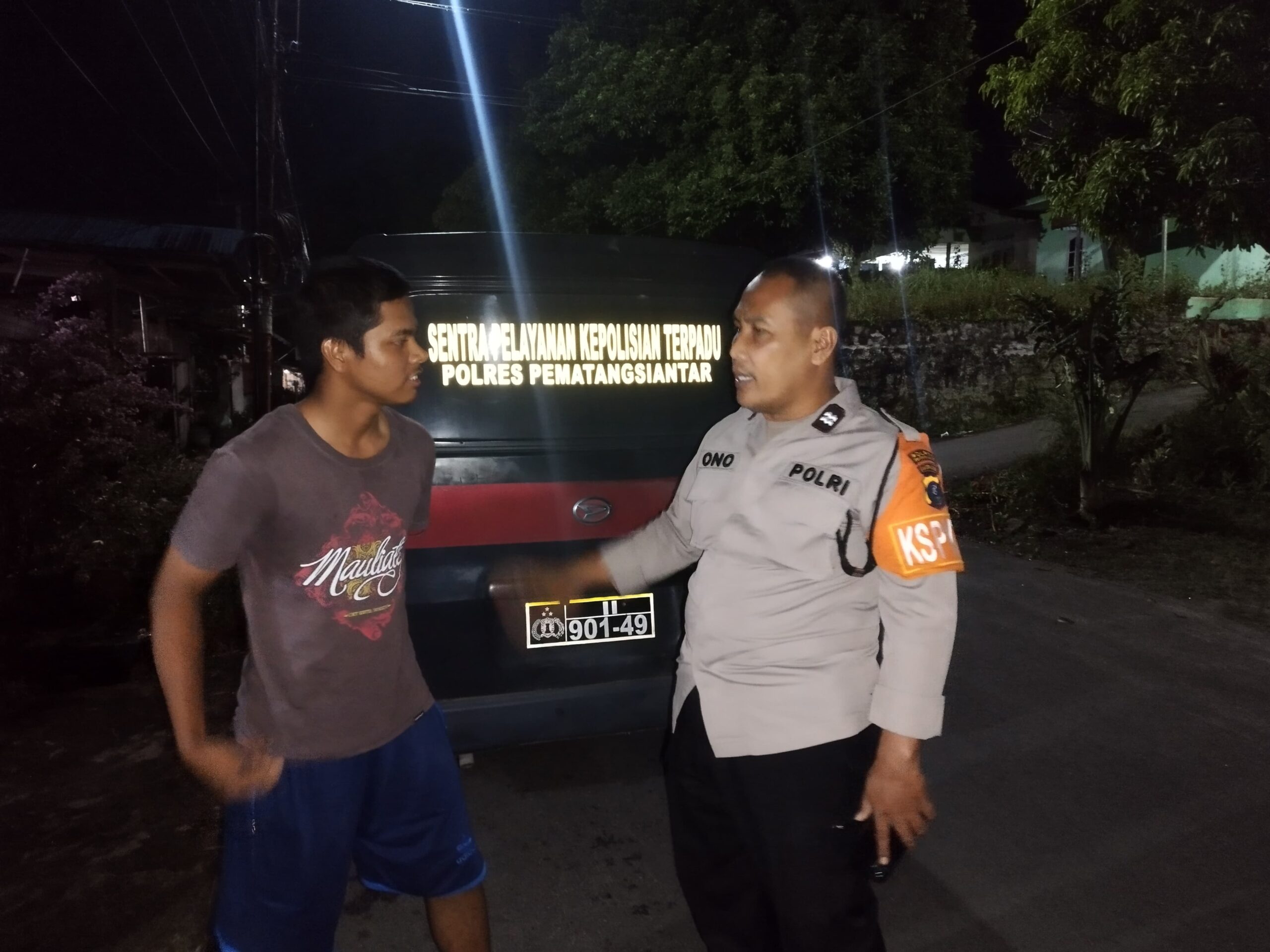 Tindaklanjuti Call Center 110, Polres Pematangsiantar Cek TKP Penipuan Online di Jalan Suji ...